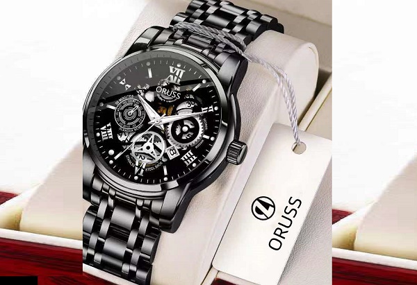 Uptawk eStore | Swiss Brand Men’s Watch featuring fully automatic movement and luminous ...